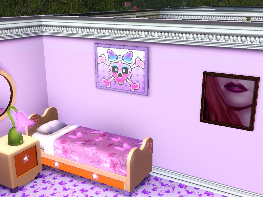 The Sims Resource | Cool Skull for those cool girls
