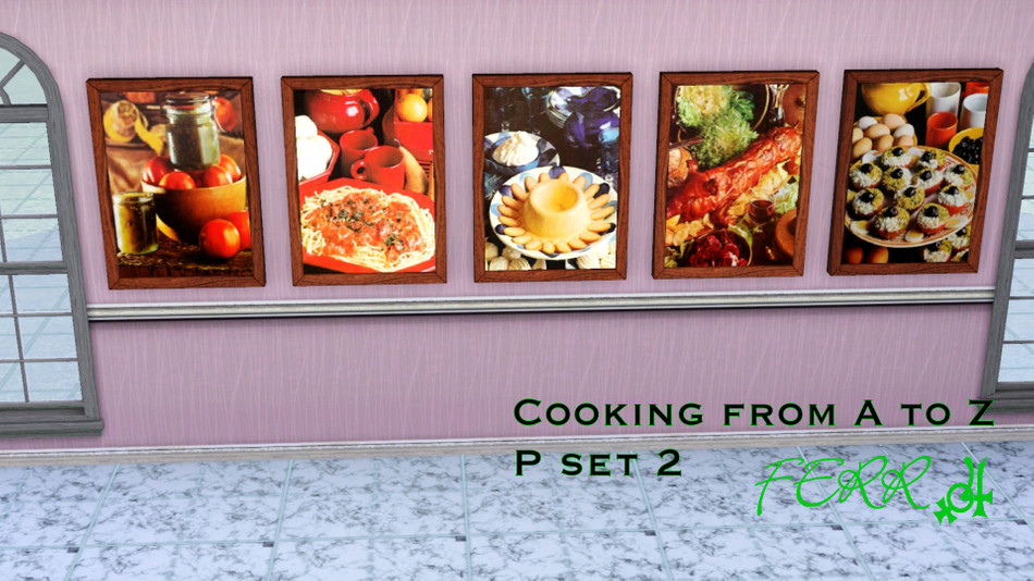 The Sims Resource - Cooking from A to Z Pset2