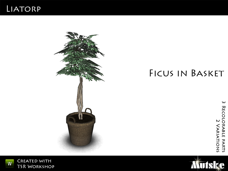 The Sims Resource | Liatorp Ficus in Basket