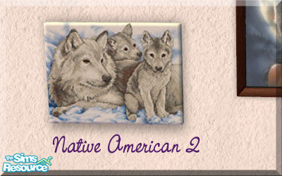 The Sims Resource - Native American Art part 1 - Native American 2