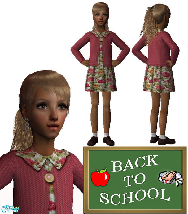 The Sims Resource - Back to School skirts and Sweaters