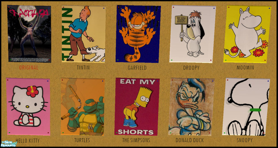 The Sims Resource - POSTERS FOR KIDS