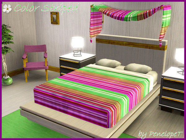 The Sims Resource | Color Striped Pattern