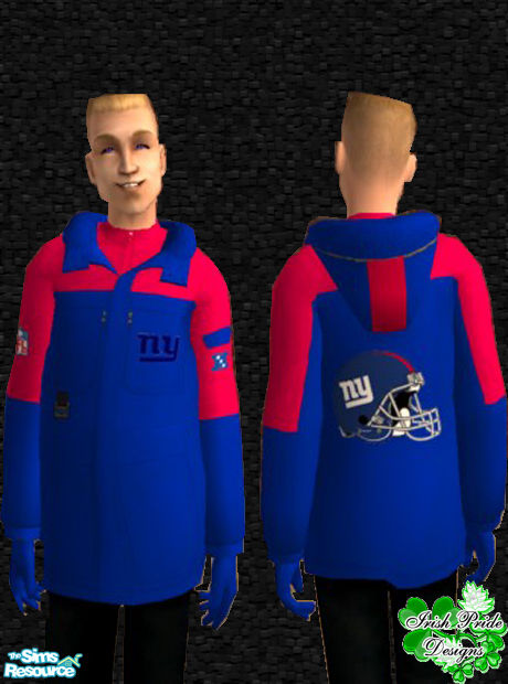 The Sims Resource - NFL Coat Collection - Giants