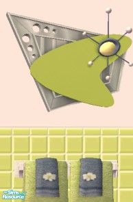 The Sims Resource | Maxis Match: Atomicle Lime Wall Art