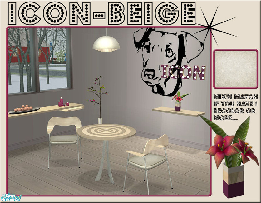 The Sims Resource - Icon Beige