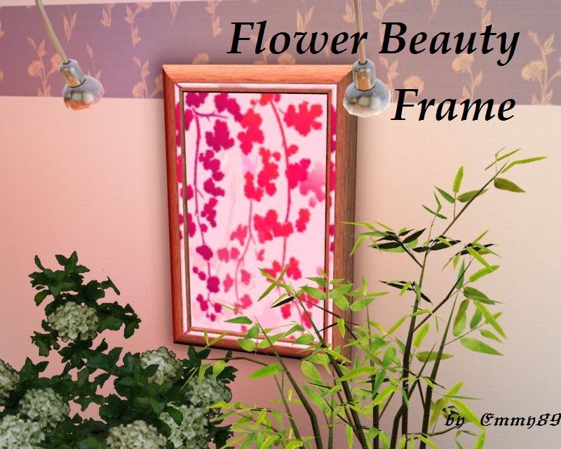 The Sims Resource - Flower Beauty Frame