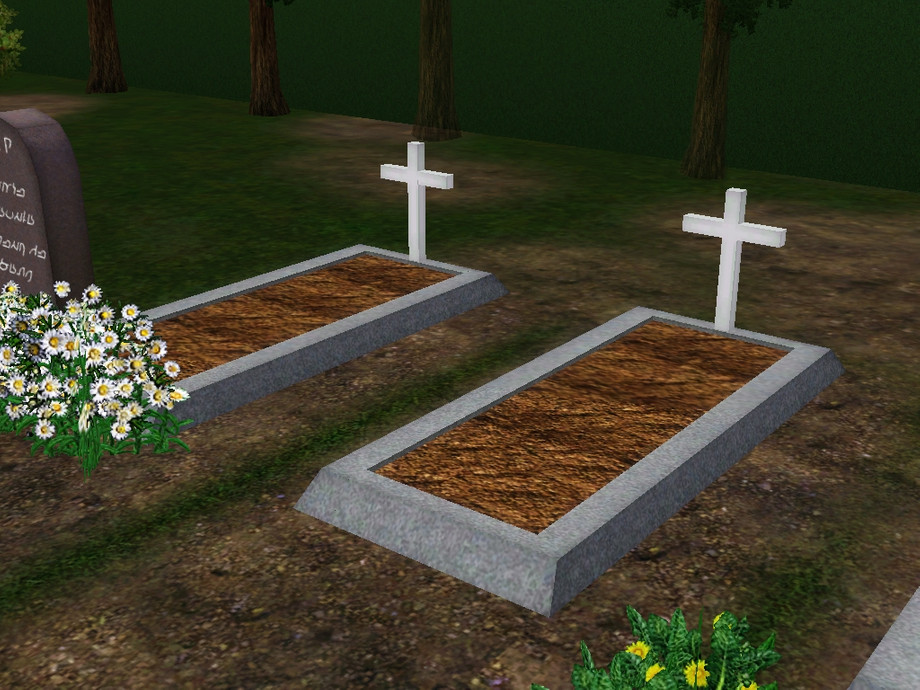 The Sims Resource | Grave with Cross