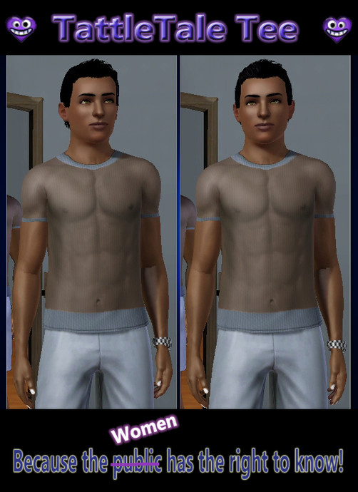 The Sims Resource | TLC_TattleTale_Tee
