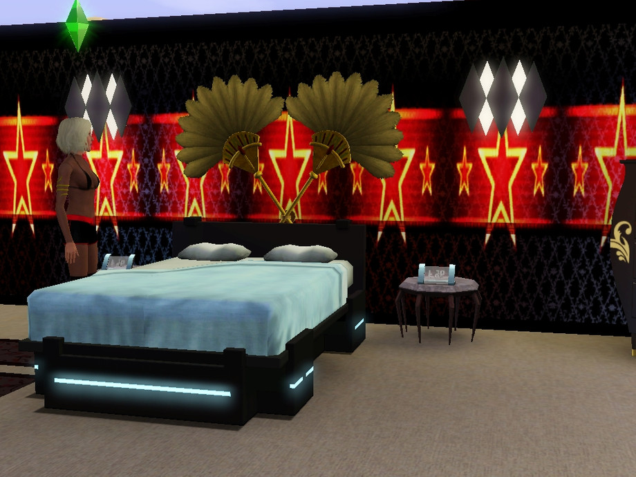 The Sims Resource | Wall_red_star