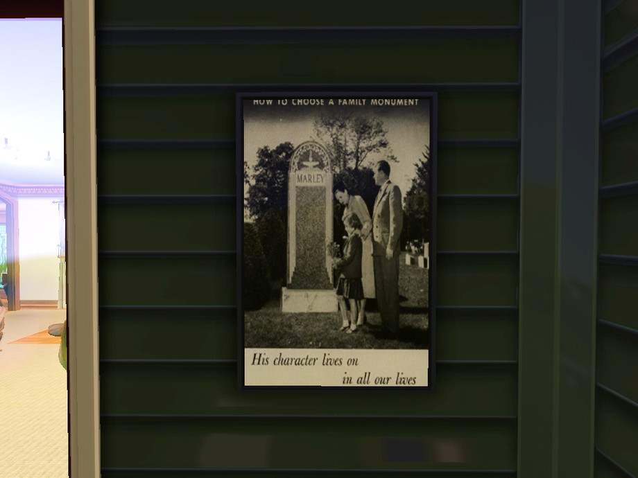 The Sims Resource | Para_Funeral Advertisement