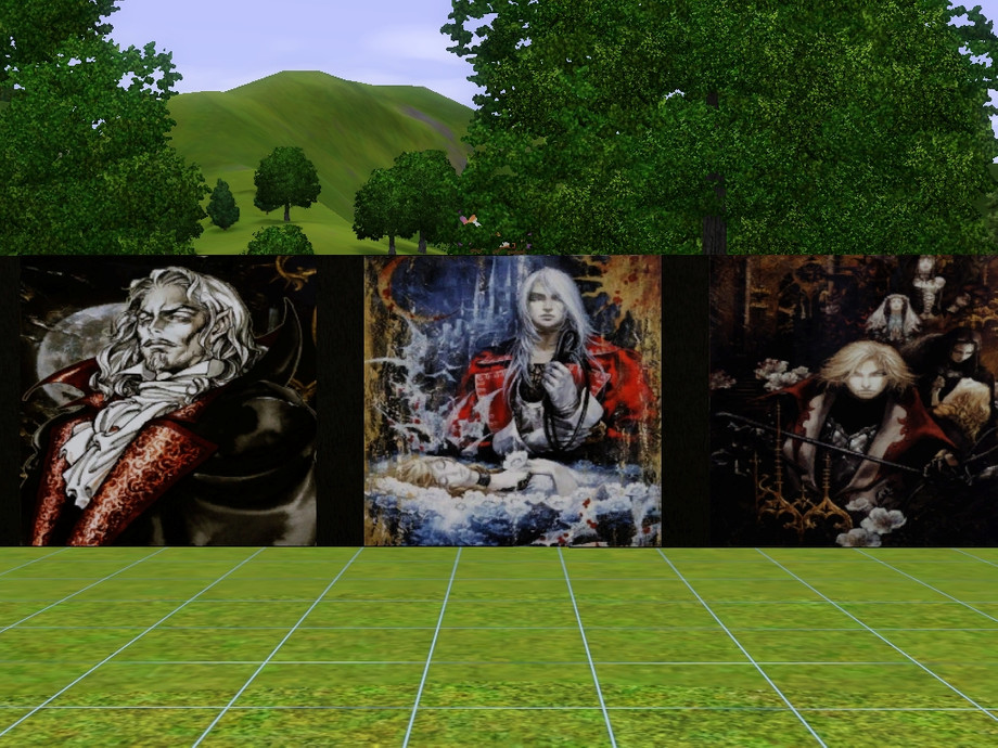 The Sims Resource | Castlevania Art Murals