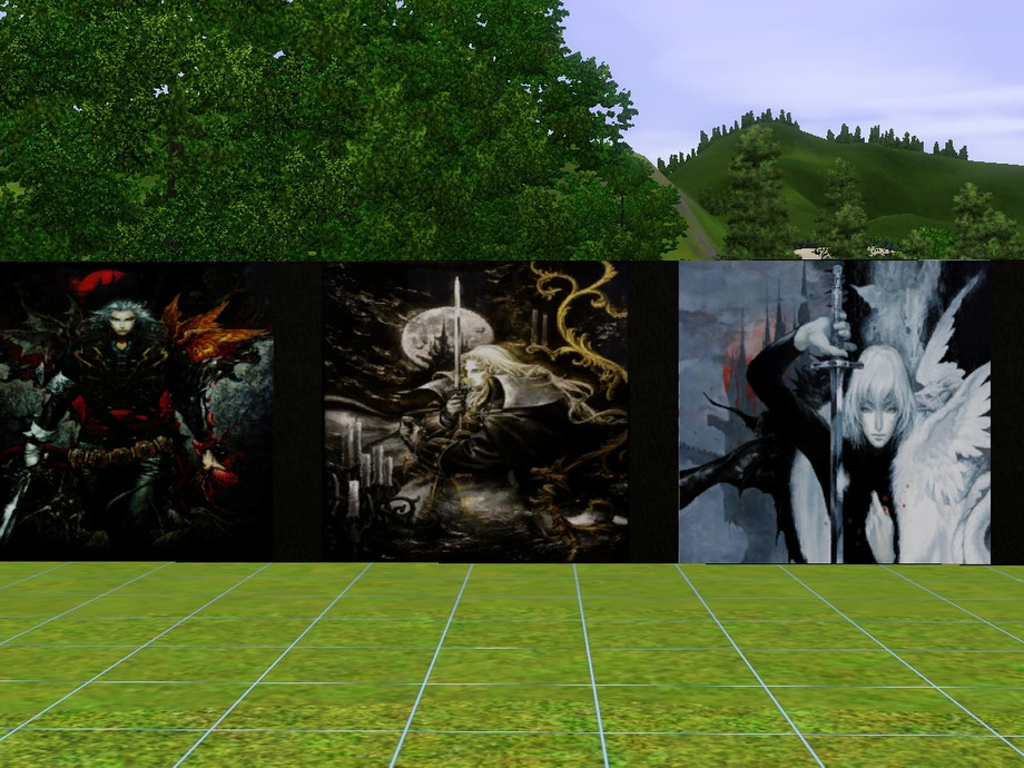 The Sims Resource | Castlevania Art Murals
