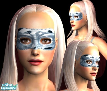 The Sims Resource - Venetian Mask Blue