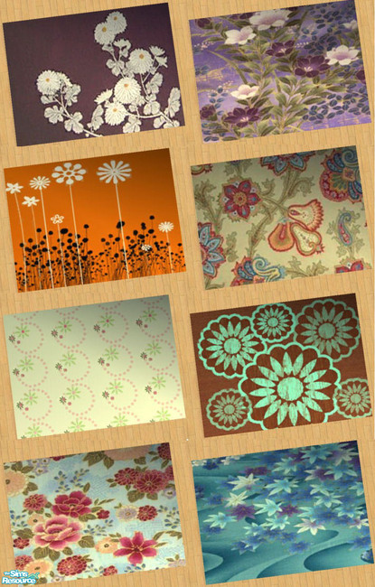 The Sims Resource - Flower Rugs