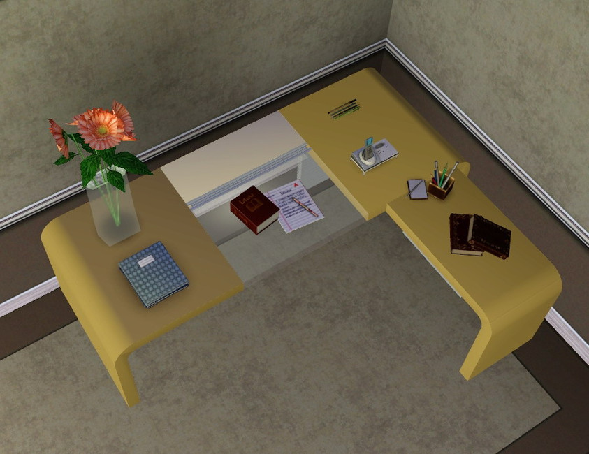 The Sims Resource - Desk - Elmo