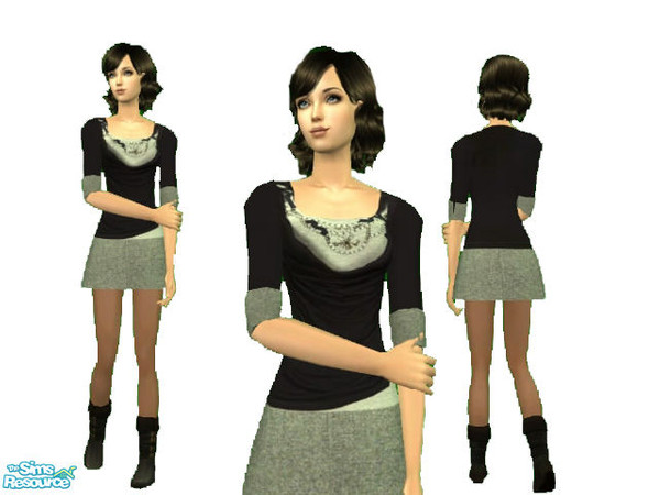 The Sims Resource | Casual Outfits Collection-Outfit 1