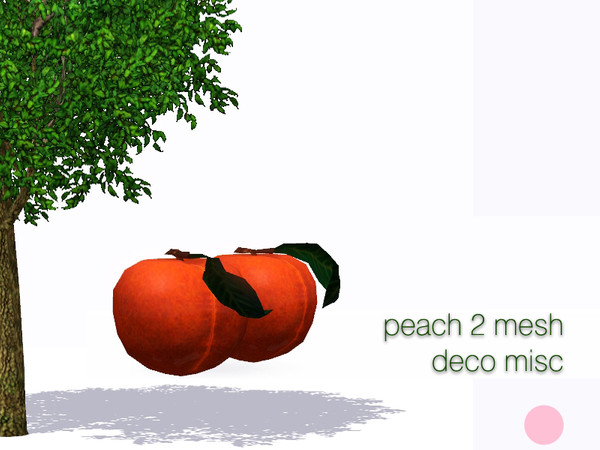 The Sims Resource - Peach 2 Mesh