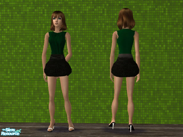 The Sims Resource | TF Fashion Set 9 - Dress 4