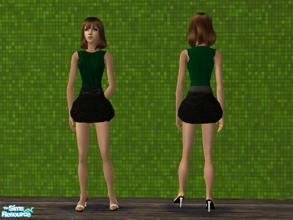 The Sims Resource | TF Fashion Set 9 - Dress 4