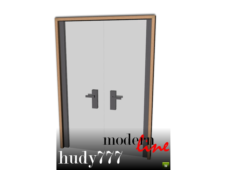 The Sims Resource - Modern Line Doors set