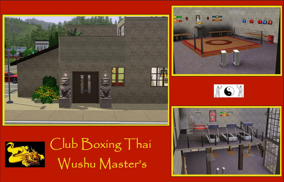 The Sims Resource | Center Thai Boxing of Wushu Master