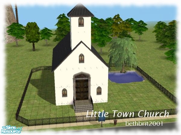 The Sims Resource | Little Town Church