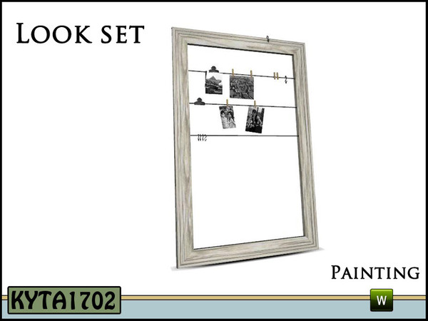 The Sims Resource | Look wooden frame