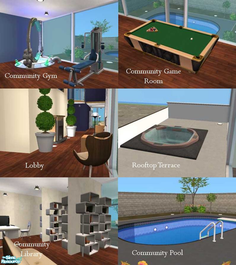 The Sims Resource - Blue Bay Condos