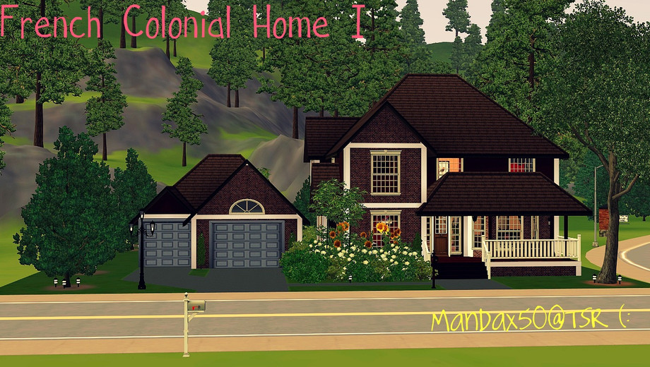 The Sims Resource | French Colonial Home I