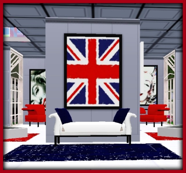 The Sims Resource | Union Jack Painting