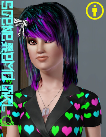 The Sims Resource | The Scene-Emo Kid[[Youngadult Female]]
