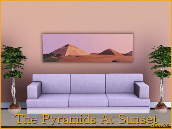The Sims Resource | The Pyramids At Sunset