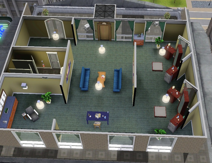 The Sims Resource | Cityscape Salon & Tattoo