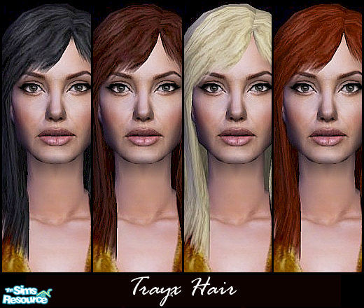The Sims Resource | Trayx Hair