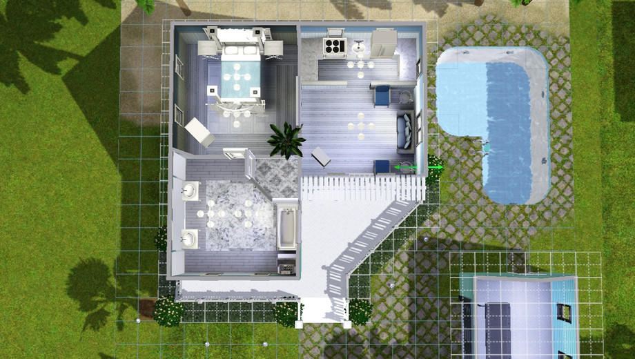 The Sims Resource | Key West Cottage