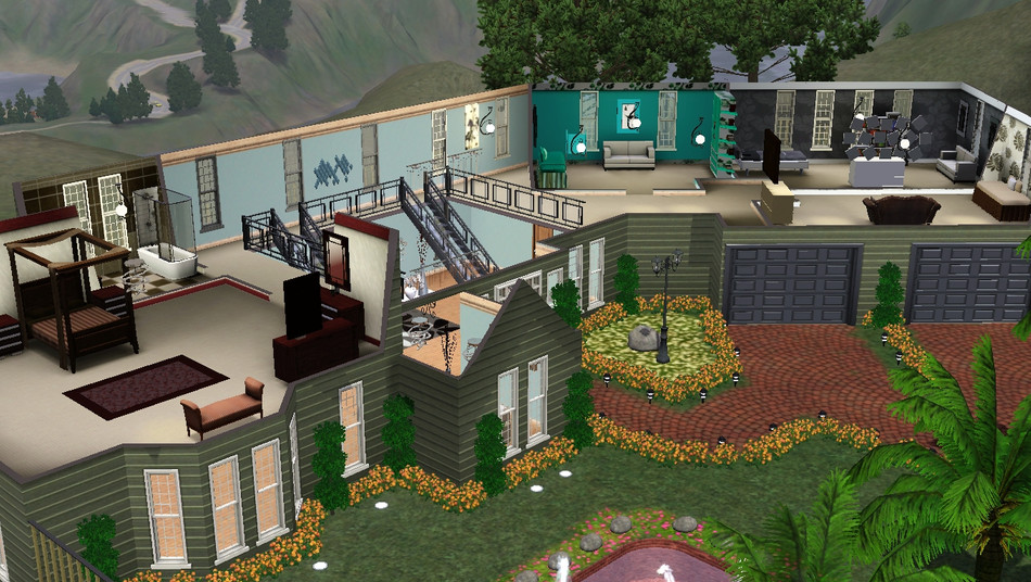 The Sims Resource - Glamorous 4br 1.5 bathroom