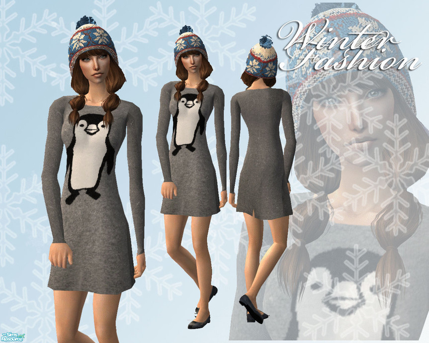 The Sims Resource - Winter Fashion - Gray