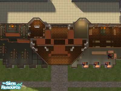 The Sims Resource | Brownstone Castle