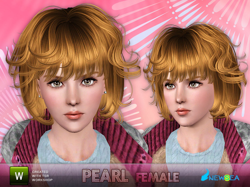 The Sims Resource | Newsea Pearl Female Hairstyle