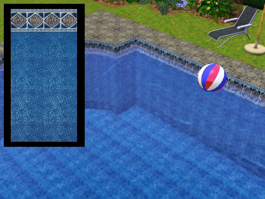 The Sims Resource - v1 Pool Wall