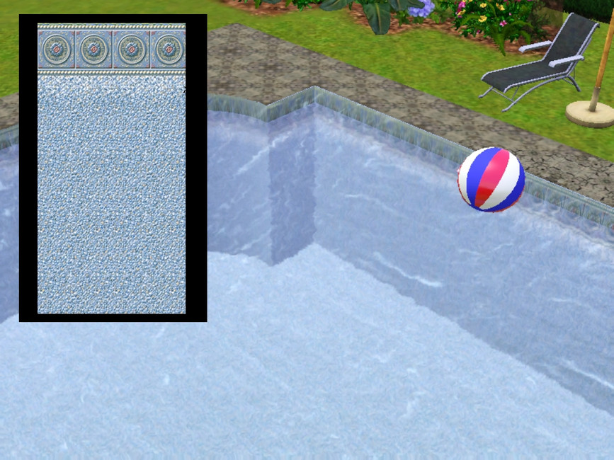 The Sims Resource - v1 Pool Wall
