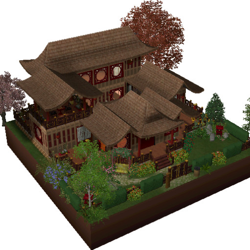Asian Sims 3 House