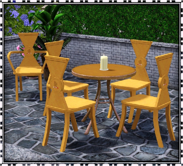 The Sims Resource - Medallion Chairs