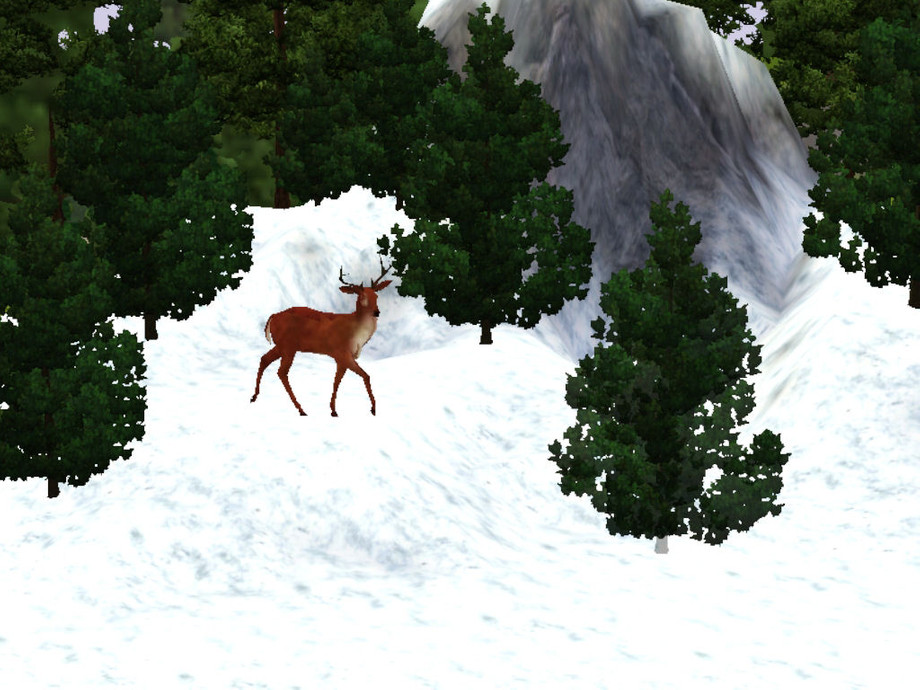 The Sims Resource | MajikGoldys Deer Large Lawn Decor