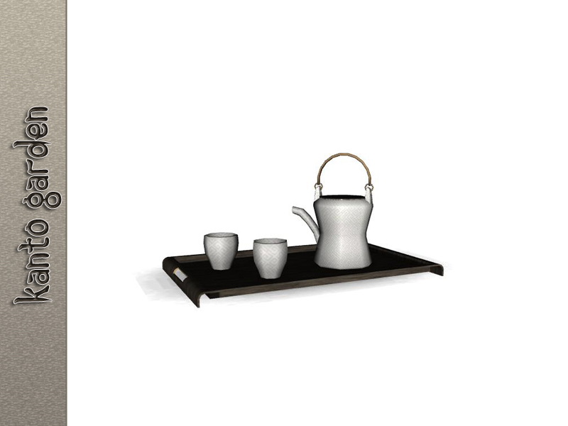 The Sims Resource | Kanto Garden Tea Tray