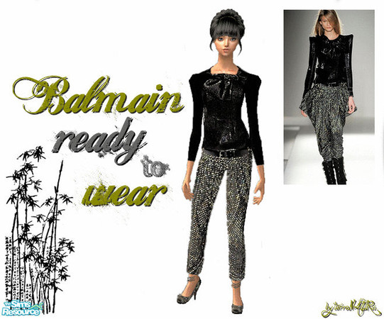 The Sims Resource | Designer Balmain ready to wear