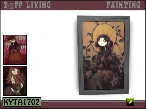 The Sims Resource | Z@PP painting