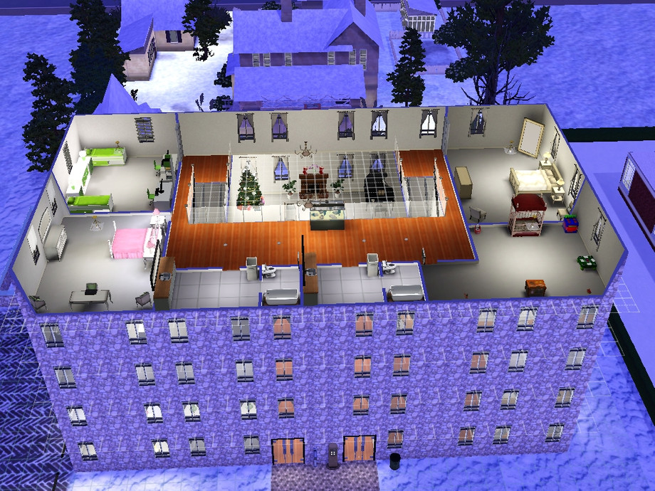 The Sims Resource | 4 bedroom luxury Apartment