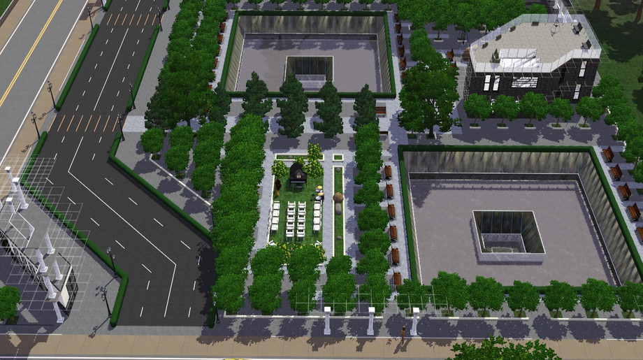 The Sims Resource | World Trade Center Memorial Park